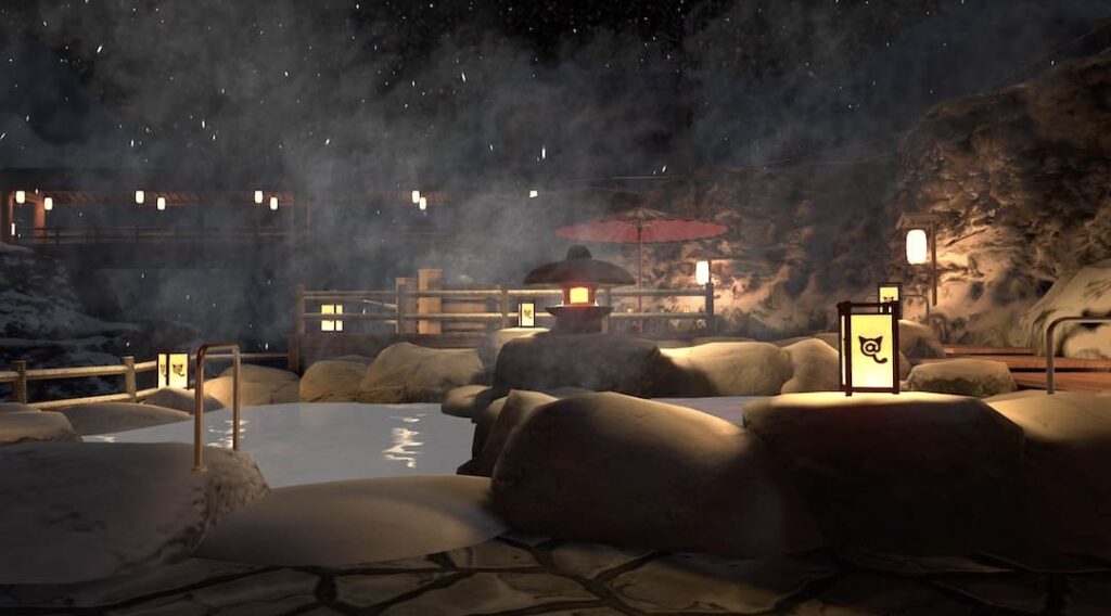 【VRChatワールド紹介】遠郷の冬めく夜 -Nostalgic Winter Night- | インドアろんろんのお役立ちブログ