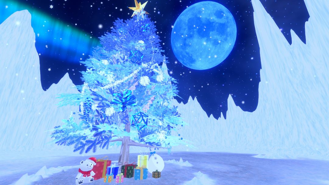 【VRChatワールド紹介】Blue Xmas~蒼の聖夜~ | インドアろんろんのお役立ちブログ