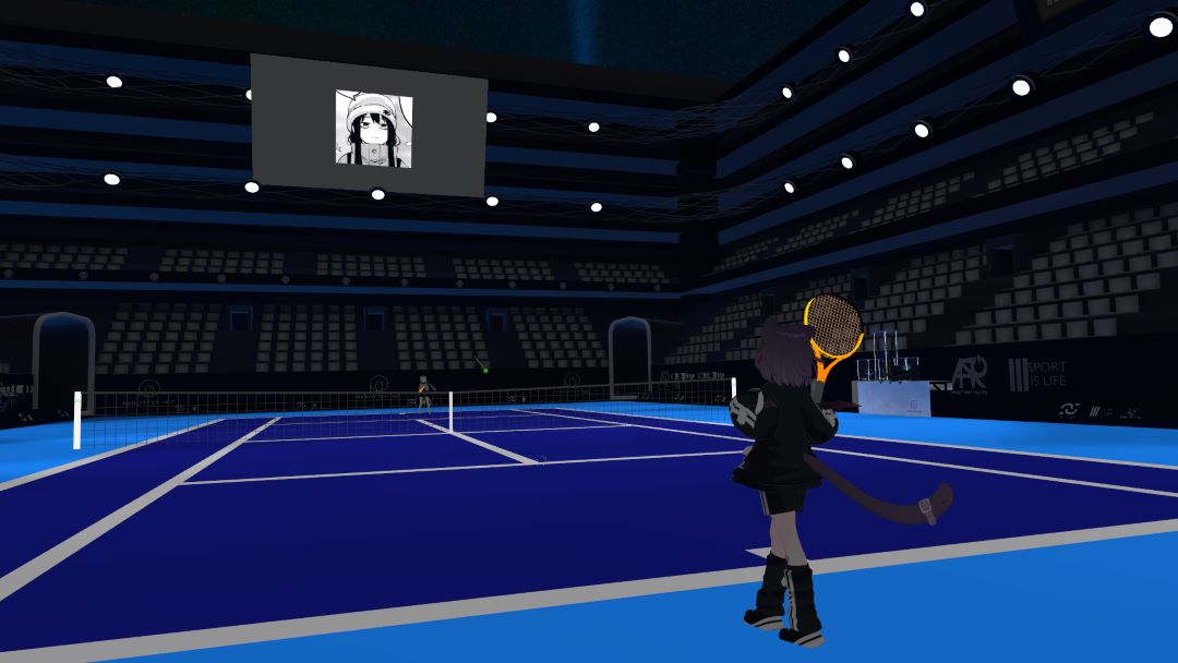 【VRChatワールド紹介】tennis game stadium | インドアろんろんのお役立ちブログ