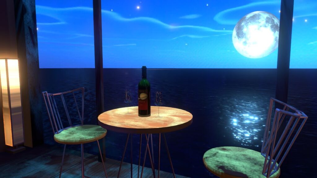 【VRChatワールド紹介】青の月夜-Blue Moonlit Night | インドアろんろんのお役立ちブログ