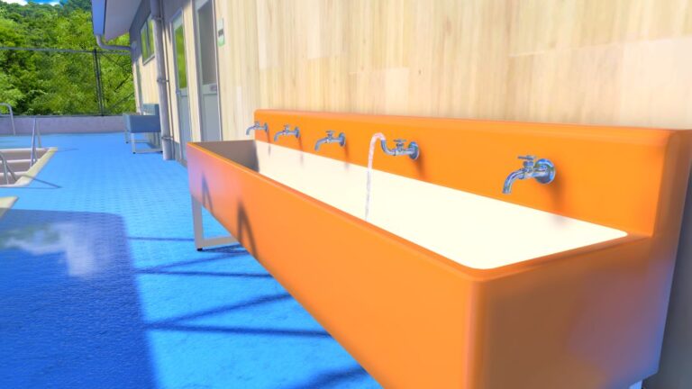 【VRChatワールド紹介】澄夏町学校 プール開放日 -School Swimming Pool in Summer- | インドアろんろんのお役立ちブログ