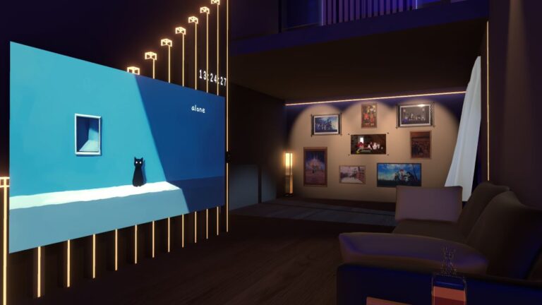 【VRChatワールド紹介】青の月夜-Blue Moonlit Night | インドアろんろんのお役立ちブログ