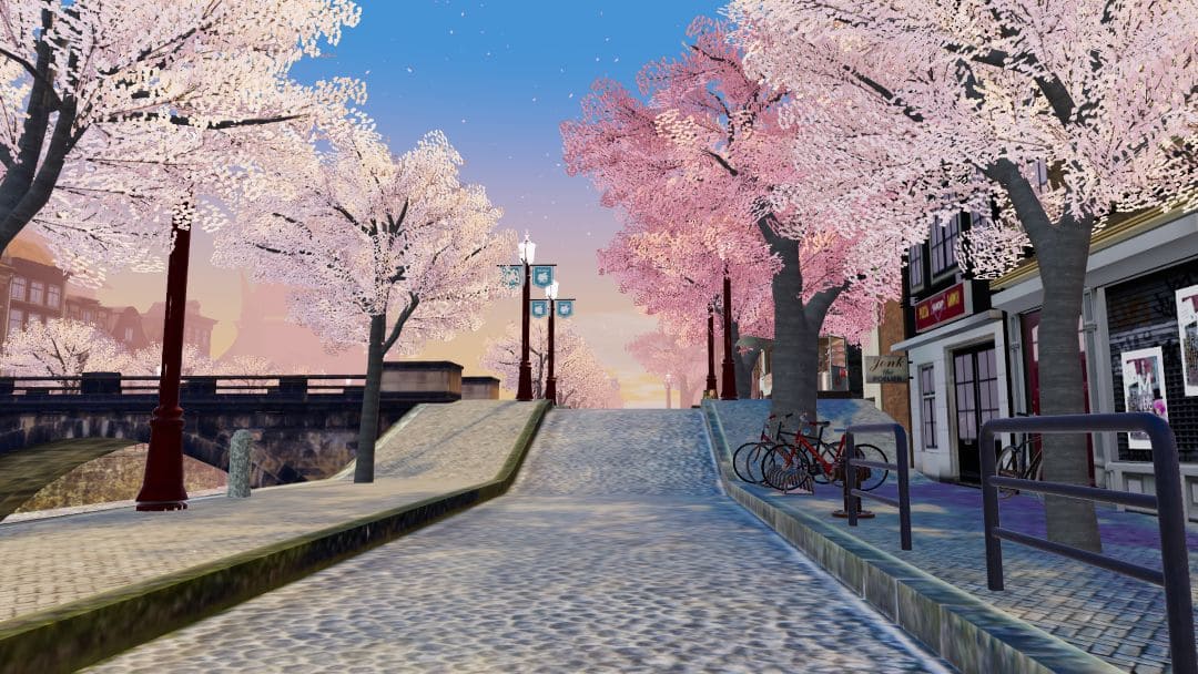 【VRChatワールド紹介】桜街 Charlotte's SAKURA City | インドアろんろんのお役立ちブログ