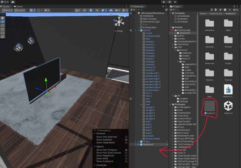 【Unity2022】VRChatのワールドに動画プレイヤーを設置する方法 | インドアろんろんのお役立ちブログ