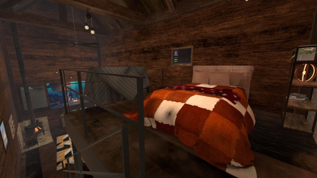 【VRChatワールド紹介】ぽかぽかの冬 -Warm log house- | インドアろんろんのお役立ちブログ