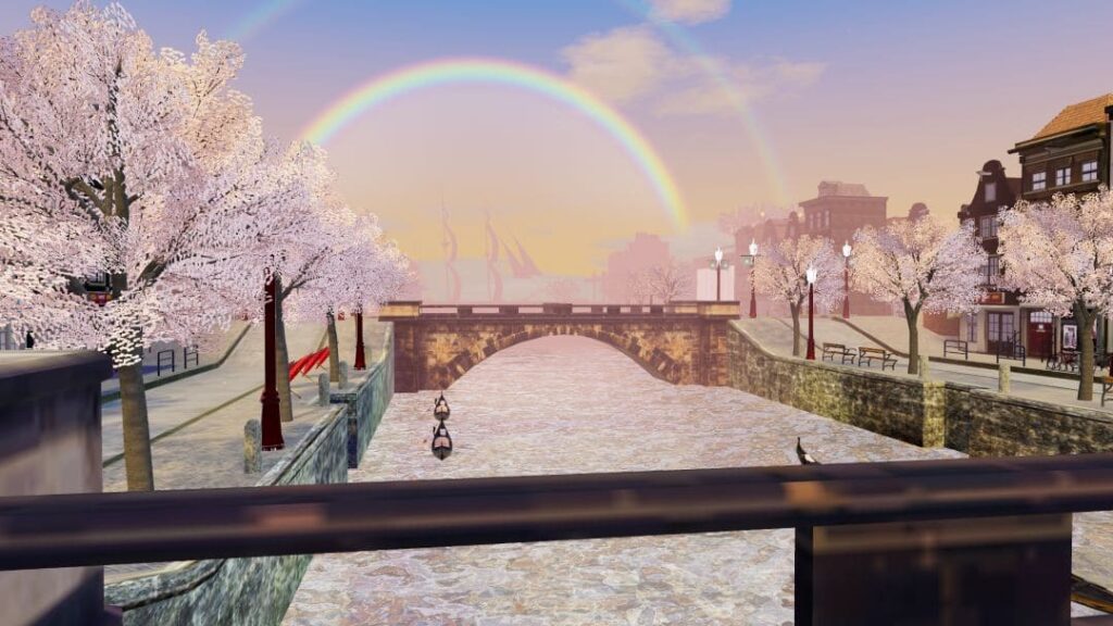 【VRChatワールド紹介】桜街 Charlotte's SAKURA City | インドアろんろんのお役立ちブログ