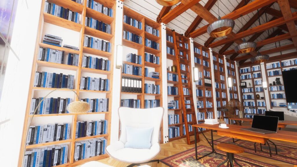 【VRChatワールド紹介】異世界ブックカフェ ｜ Book cafe | インドアろんろんのお役立ちブログ