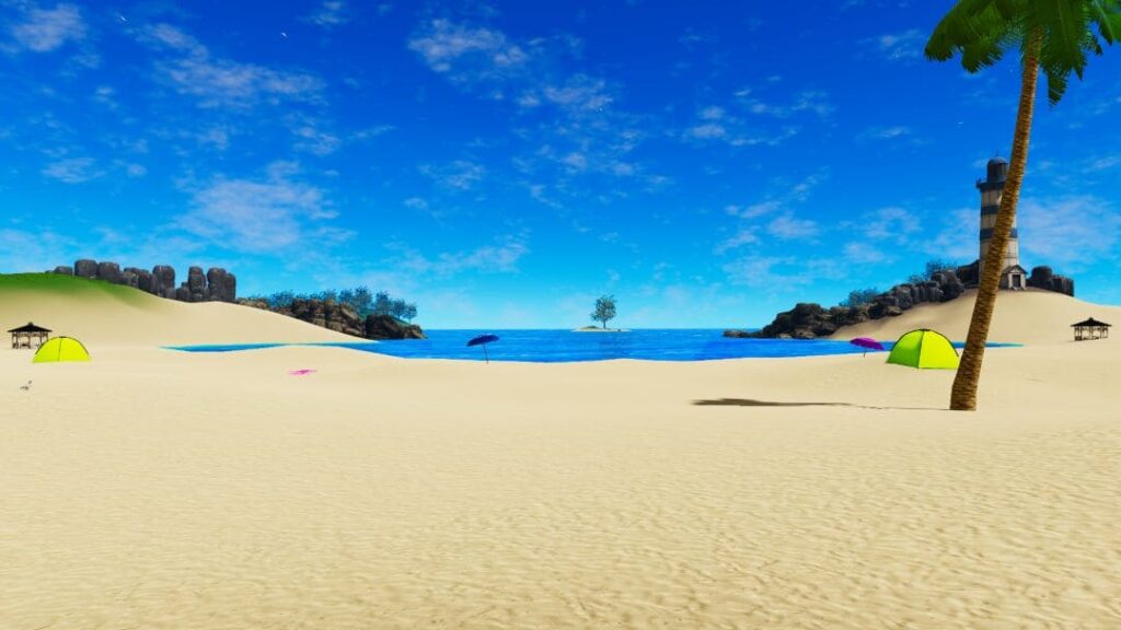 【VRChatワールド紹介】Ultra Beach | インドアろんろんのお役立ちブログ